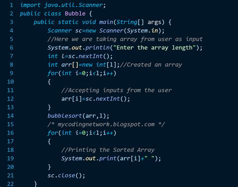 bubble sort algorithm mycodingnetwork