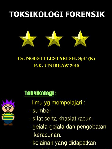 Toksikologi Forensik Ikf Ppt