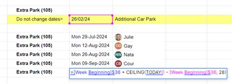 Rotating Date Smartsheet Community