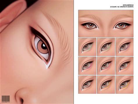 The Sims Resource Eyeliner N316