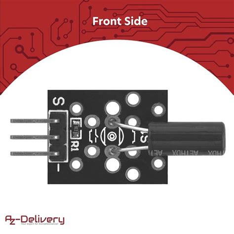 AZDelivery 5 X KY 002 Vibration Switch Shock Sensor Compatibel Met
