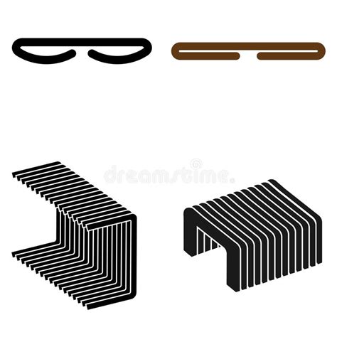 Staple Pin Icon Stock Illustration Illustration Of Script 263478627