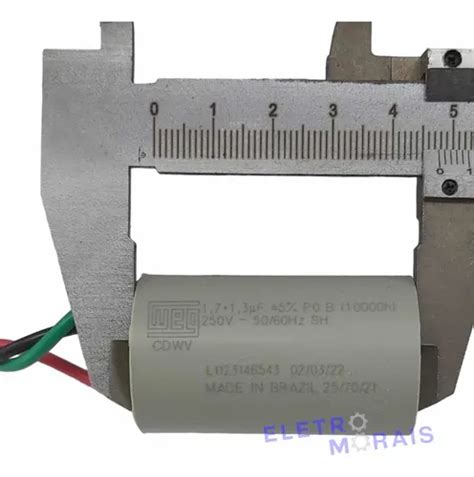 Capacitor Weg Fios Uf Uf V Ventilador De Teto MercadoLivre