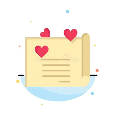Love Letter Wedding Card Couple Proposal Love Business Logo Template