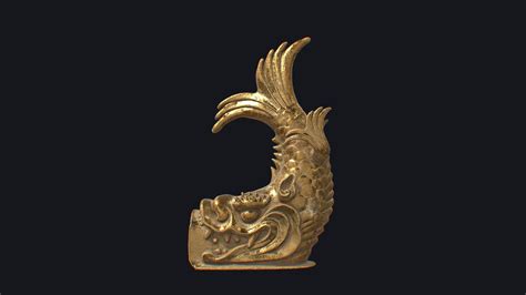 Shachihoko Statue Buy Royalty Free 3d Model By Oscartrejo Bbc6926