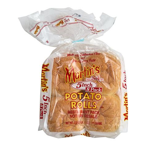 Martins Famous Sandwich Potato Rolls 338 Oz 32case
