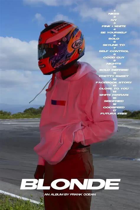 Frank Ocean Blond Poster Postertok