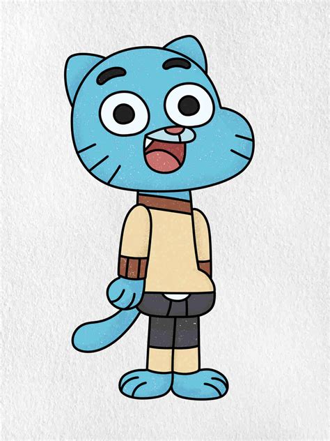 How To Draw Gumball Helloartsy