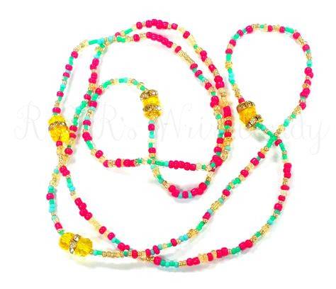 Waist Beads Beaded Belly Chain Seed Beads By Randrswristcandy