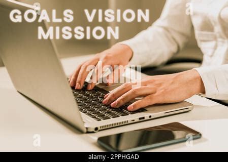Texte montrant l inspiration Énoncé de mission concept signification résumé officiel des buts