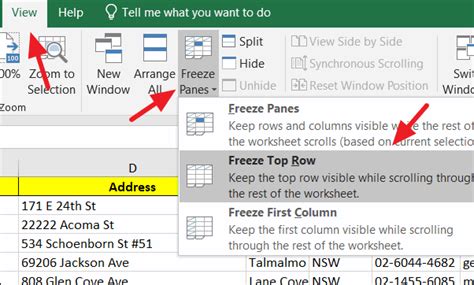 Cómo Congelar Paneles En Excel