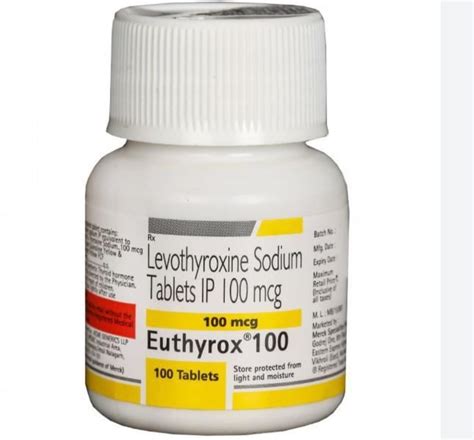 Euthyrox 100 Mg At Rs 400 Bottle Faridabad Id 2850900658130