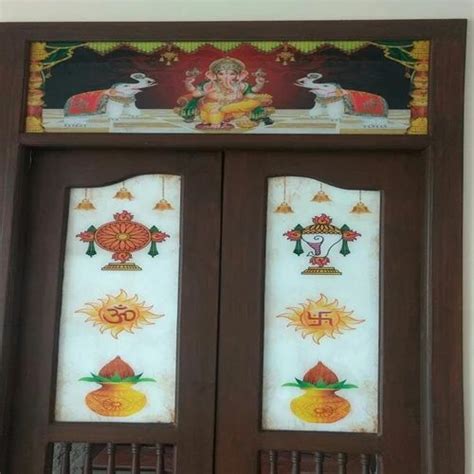 Polished Printed Door Glass Thickness 8mm At Rs 300sq Ft In