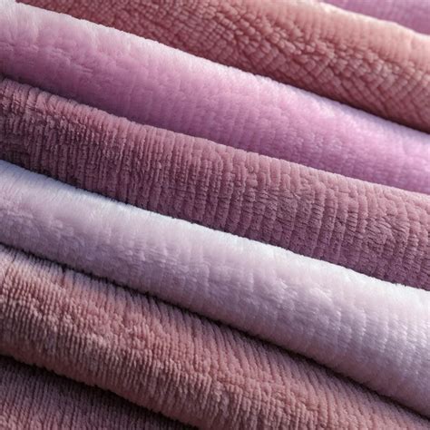 Premium Ai Image Soft Chenille Fabric Closeup