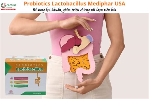 Probiotics Lactobacillus Mediphar Usa Bổ Sung Lợi Khuẩn Giảm Rối