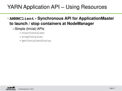 ppt apache hadoop yarn enabling next generation data applications