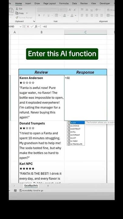 Dont Type Out Responses Like A Noob Exceltrick2024 Excelshortcuts