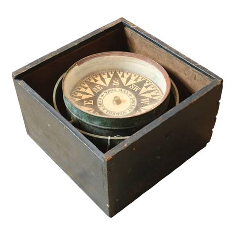 19th Century Compass By Robert Merrill Chairish