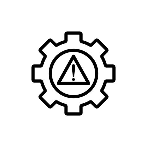Premium Vector Technical Warning Icon Set System Failure Error Vector