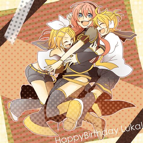 Kagamine Rin Kagamine Len And Megurine Luka Vocaloid Drawn By Suzumi Fallxalice Danbooru