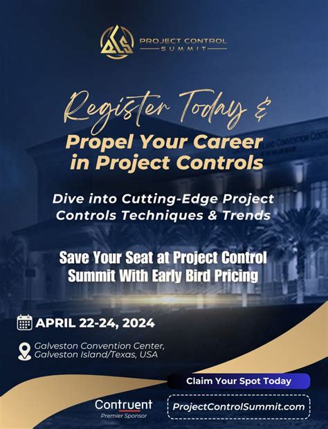 Project Control Summit On Linkedin Projectcontrolsummit2024 Pcsummit2024 Earlybird