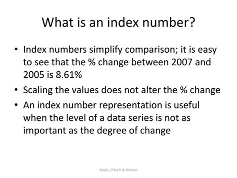 A Practical Introduction To Index Numbers Ppt Download