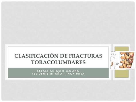 PDF Clasificación de fracturas toracolumbares PDFSLIDE NET