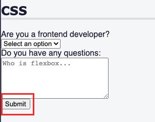 The Added Submit Button Displays Submit But The Assertion Still