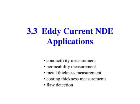 Ppt 3 Eddy Current Nde Powerpoint Presentation Free Download Id