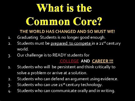 What Is The Common Core 1 2 3