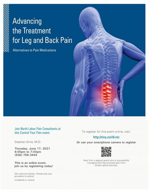 Webinar Leg And Back Pain Treatments North Lakes Pain Consultants