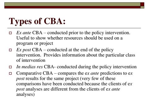 Ppt Applied Welfare Econ And Cost Benefit Analysis Powerpoint