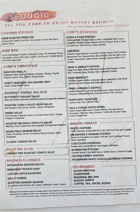 Sequoia Dc Menu New On The 2025