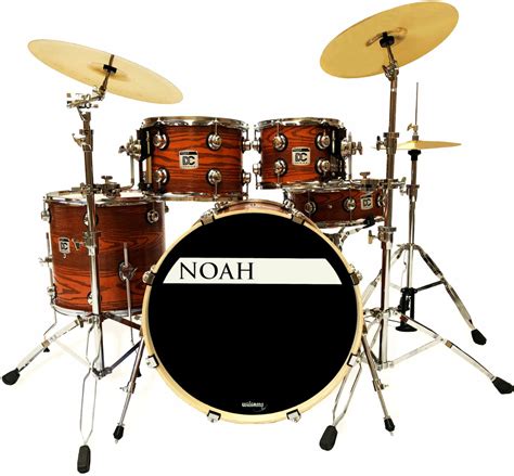Bateria Acustica Noah Dc5 Bumbo 22 Completa Red Cedar Top Music