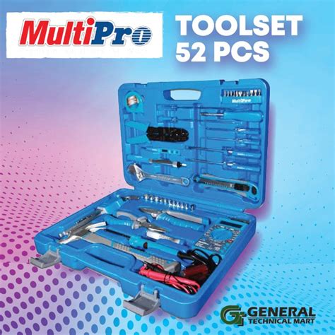 Jual Multipro Toolkit Set Electric Tool Set 52 Pcs Shopee Indonesia