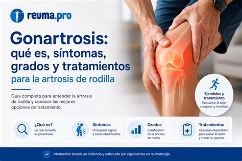 Gonartrosis Síntomas Grados Y Tratamiento De La Rodilla