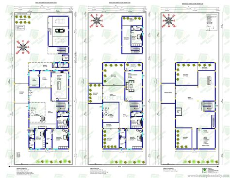 Luxury Villa North Facing Duplex House Plan 5 Bedroom House Houseplans World