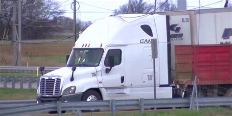 Caught On Camera Semi Gets Tangled In Downed Powerlines