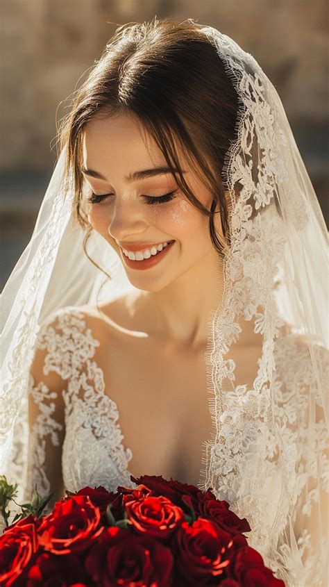Free Radiant Bride Smiling Image Bride Wedding Happiness Download