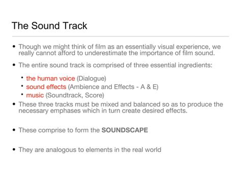 Sensory Architecture Soundscape Ppt