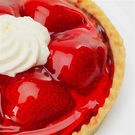 Large 10 Strawberry Flan Campbells Bakery