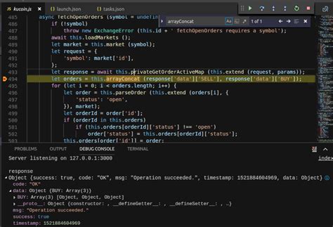 Exception In ArrayConcat Issue Ccxt Ccxt GitHub