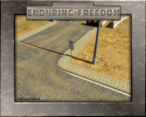 Checkpoint Assets Image Enduring Freedom War On Terror Mod For Men
