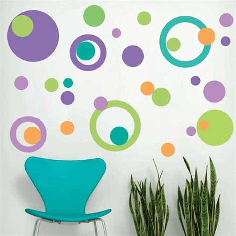 Paredes Con Círculos Decoración De Unas Diseños De Paredes Pintadas