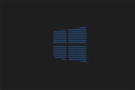 3000x2000 Windows 10 Logo Ascii Art Dark Wallpaper 3000x2000 Resolution
