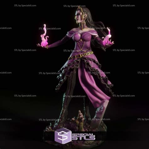 Liliana Vess Magic The Gethering V3 Digital 3d Sculpture Specialstl