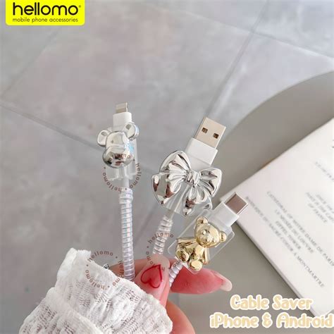 Jual Cable Saver Universal IPhone Android Tipe C Kabel Pelindung USB Case Kabel Charger Shopee