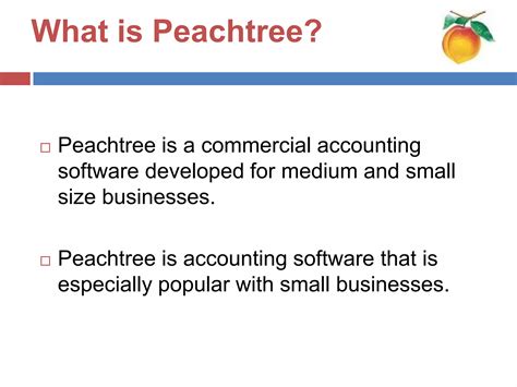 Peach Tree And Spss Pptx Business Business And Finance