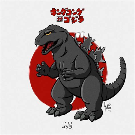 Chibi Godzilla 1962 By Yahzeeskellington On Deviantart