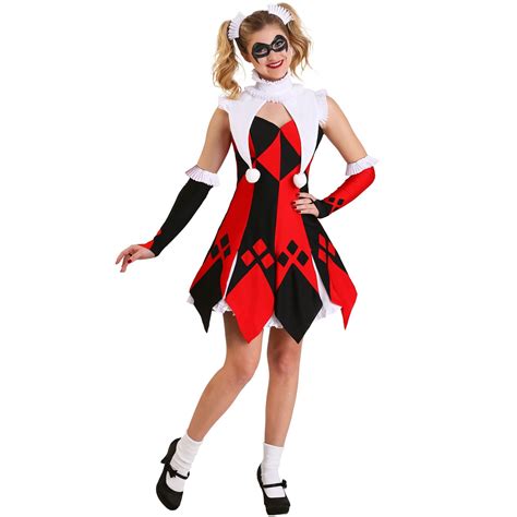 Halloween Women Circus Clown Costume Funy Clown Jester Cosplay Carnival Fancy Dress Aliexpress